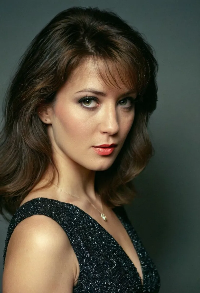 1980s Actress Formal Portrait with Rim Lighting - AI Image Gallery | Diffus