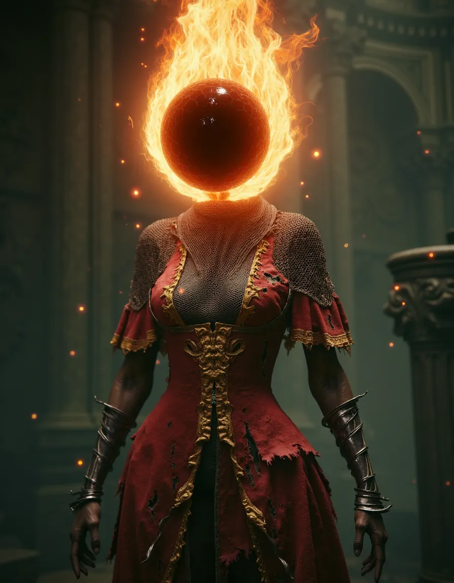 Elden Ring Fantasy Creature with Black Hole Orb Head - AI Image Gallery ...