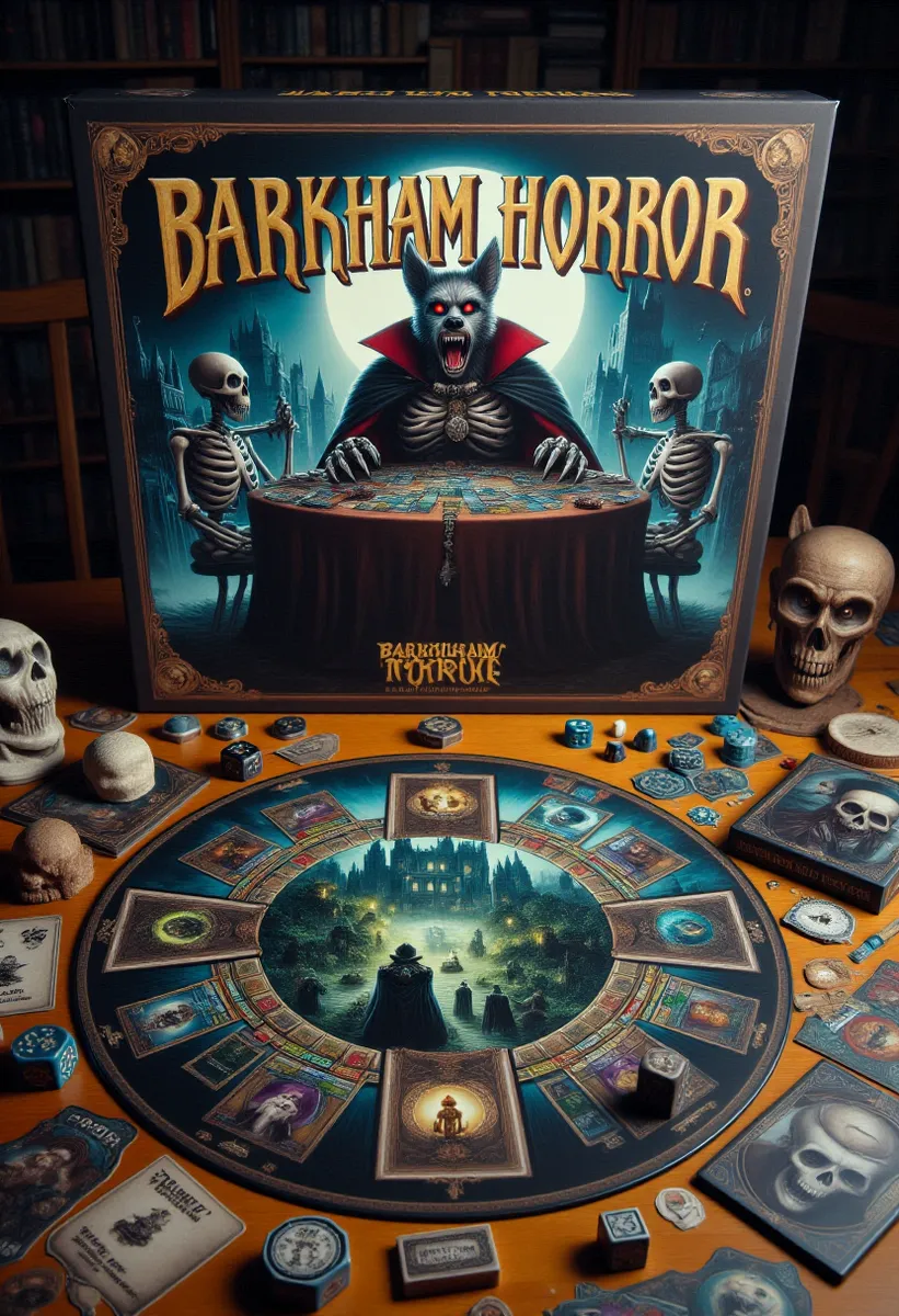 Barkham Horror Werewolf Board Game Box Art - AI Image Gallery | Diffus