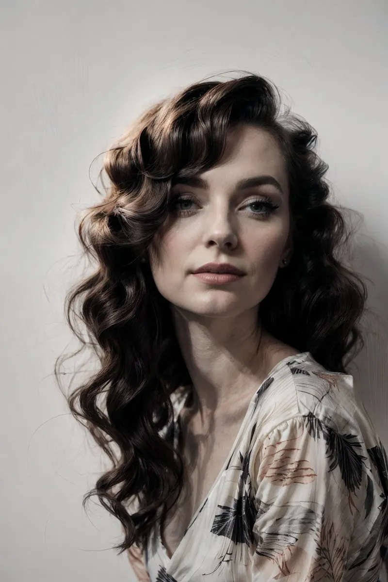 1940s Jazz Singer Portrait in Retro Style - AI Image Gallery | Diffus