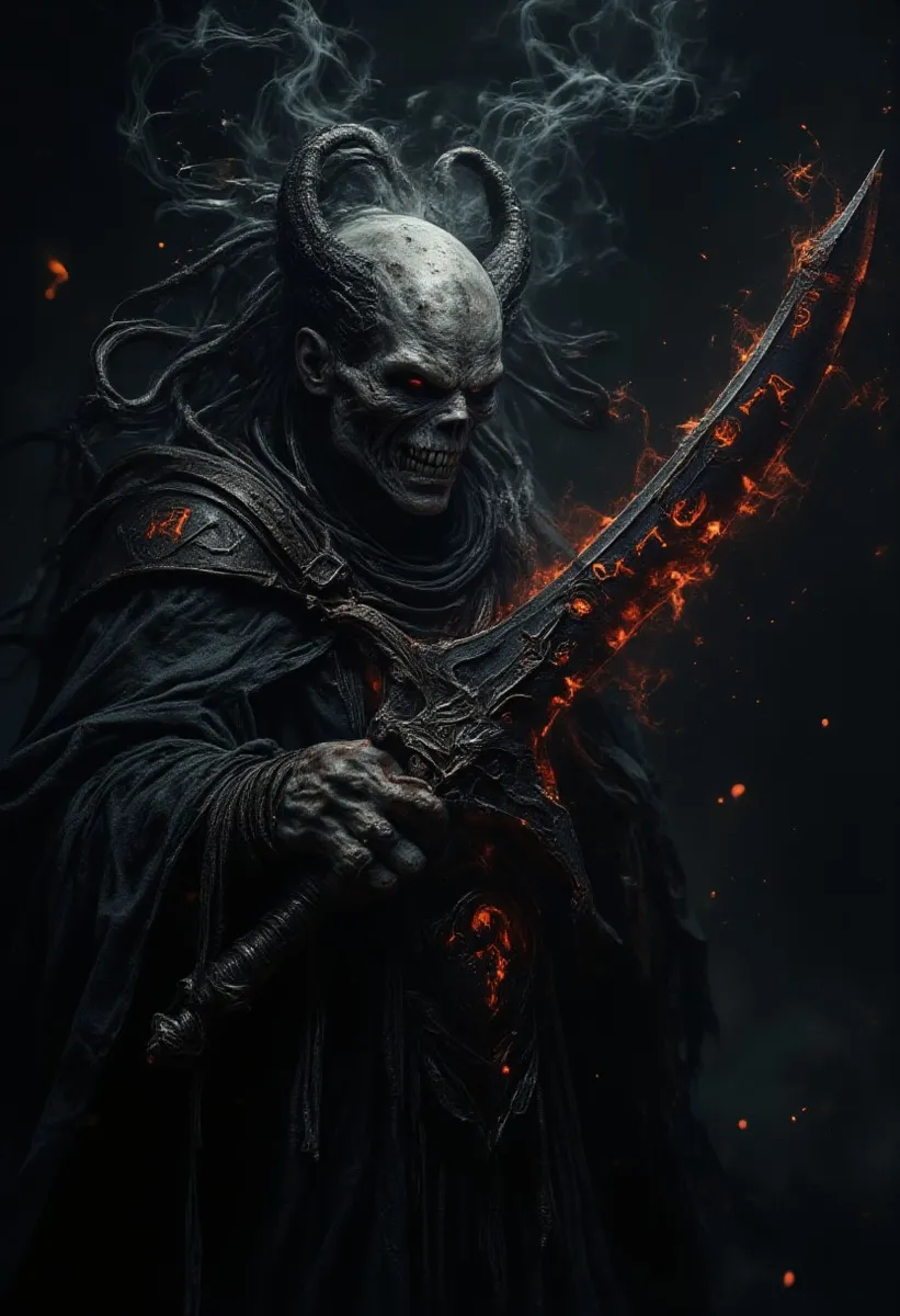Undead Warrior with Cursed Sword in Gothic Darkness - AI Image Gallery ...