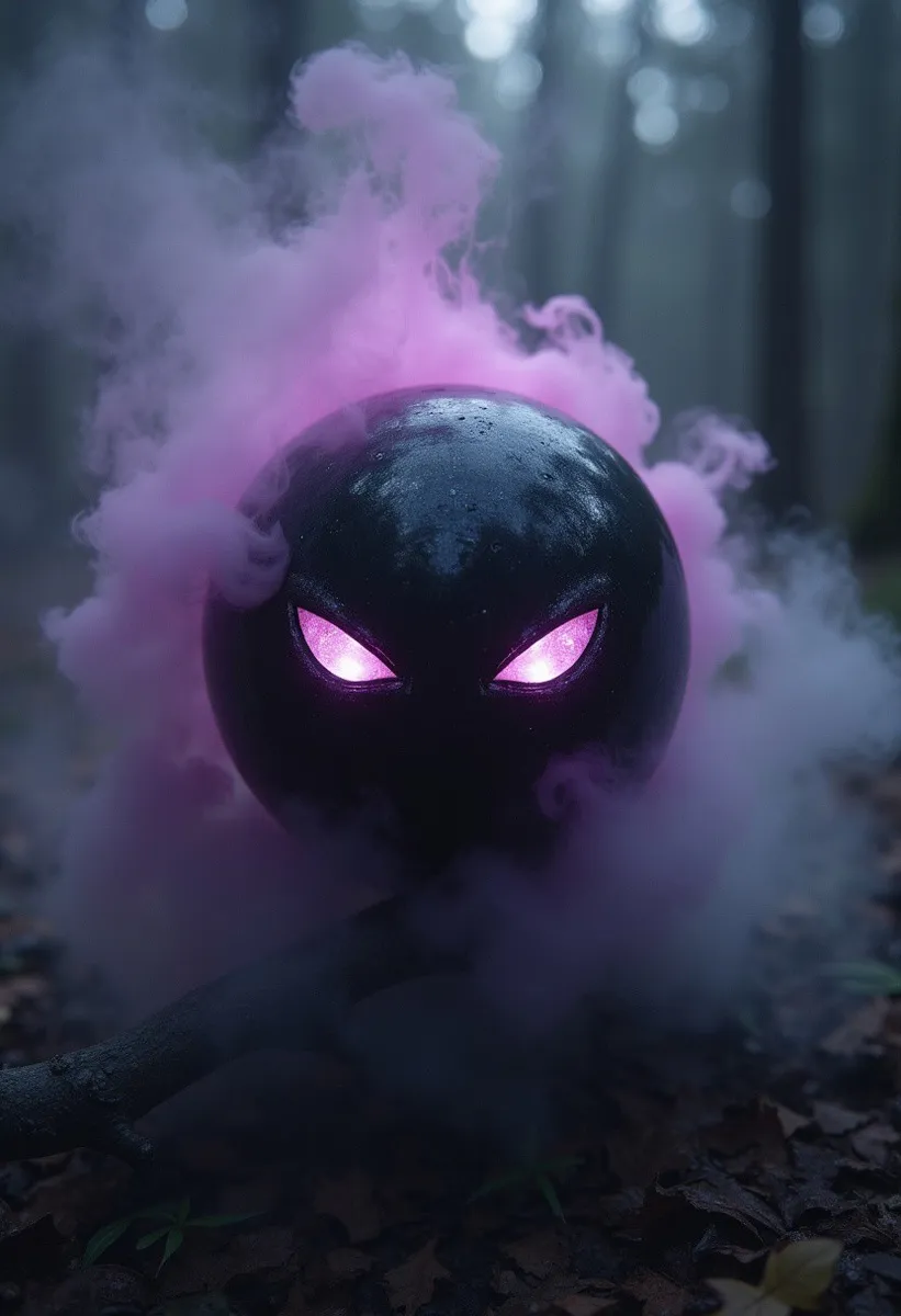 Black Obsidian Magic Orb with Evil Eyes - AI Image Gallery | Diffus