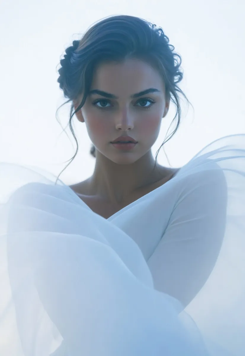 Facial Portrait with Dramatic Lighting and Elegance - AI Image Gallery ...