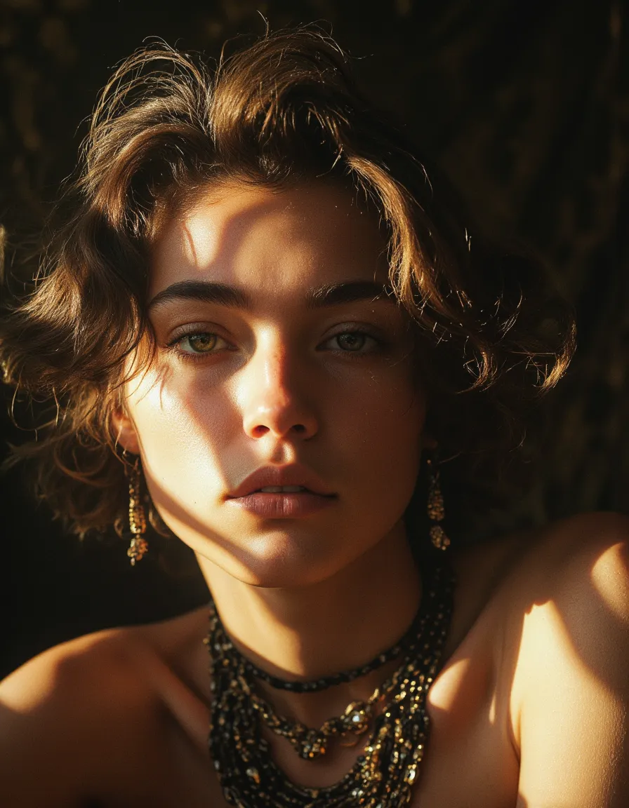 Berber Woman Cinematic Portrait with Intricate Lighting - AI Image ...