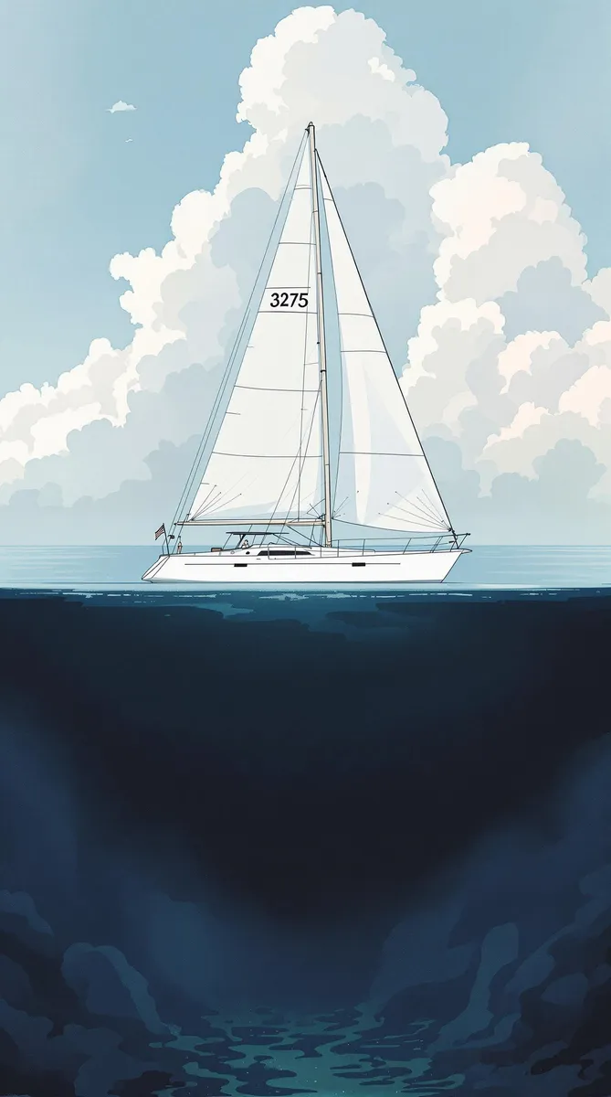 Minimalist Sailboat with Proper Keel Design - AI Image Gallery | Diffus