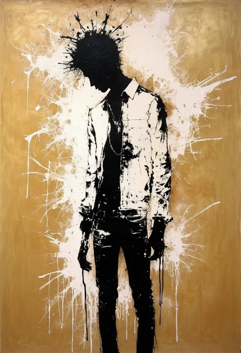 Silhouette Urban Art by Richard Hambleton - AI Image Gallery | Diffus