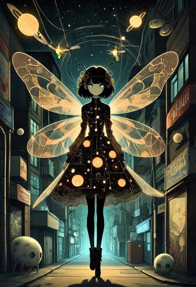 Cyberflies with Translucent Wings Dream of Astronomy | Diffus
