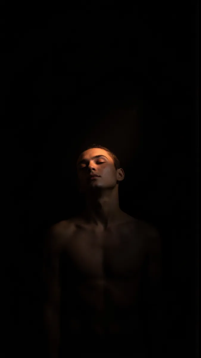 Dramatic Spotlight Portrait with Intense Emotion - AI Image Gallery ...
