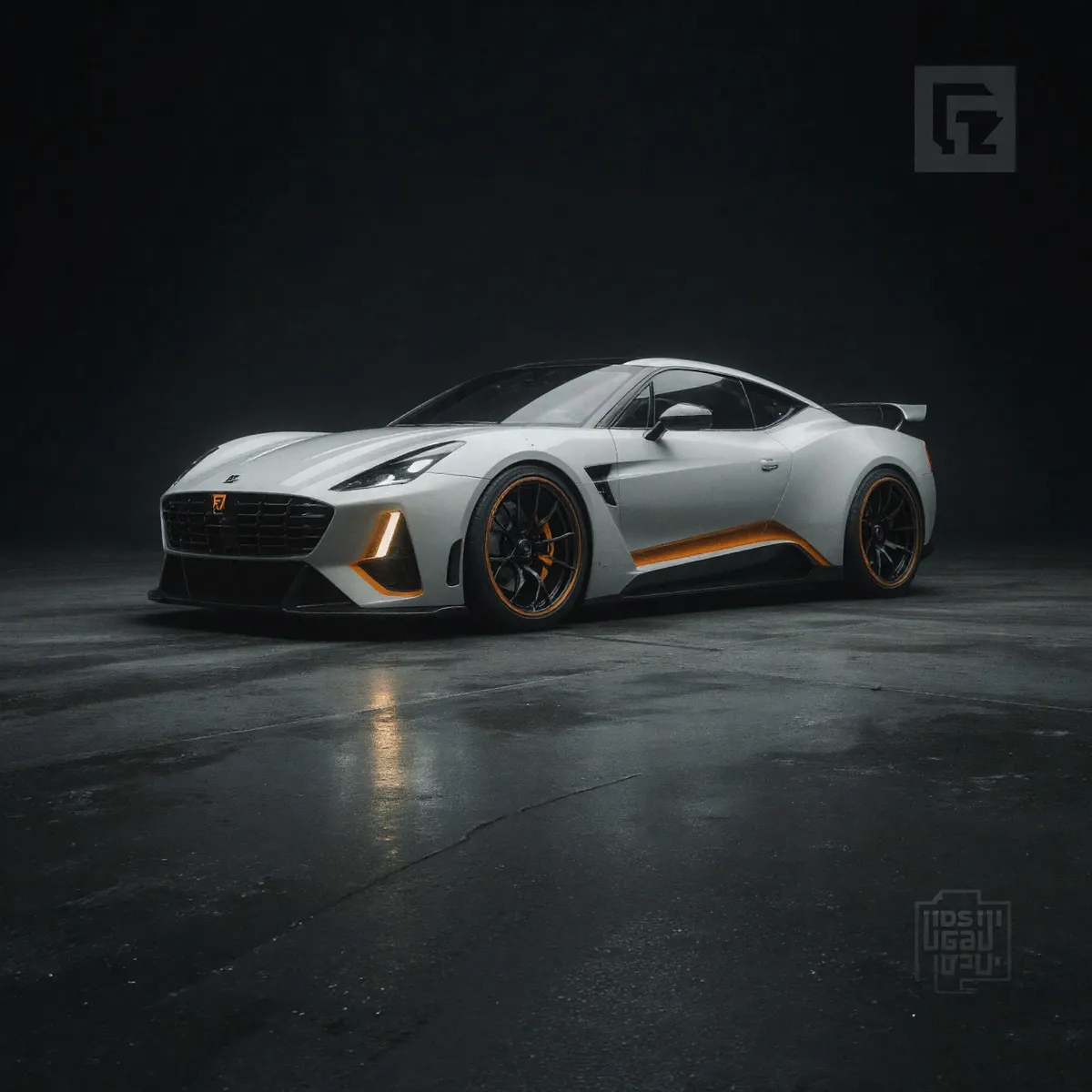 Futuristic Sports Car with Aerodynamic White Design - AI Image Gallery ...