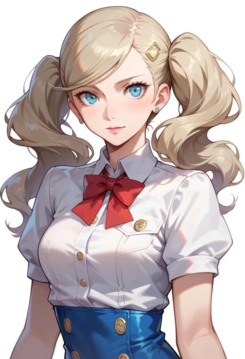 Ann Takamaki Persona Character Illustration - Stable Diffusion AI Image | Diffus