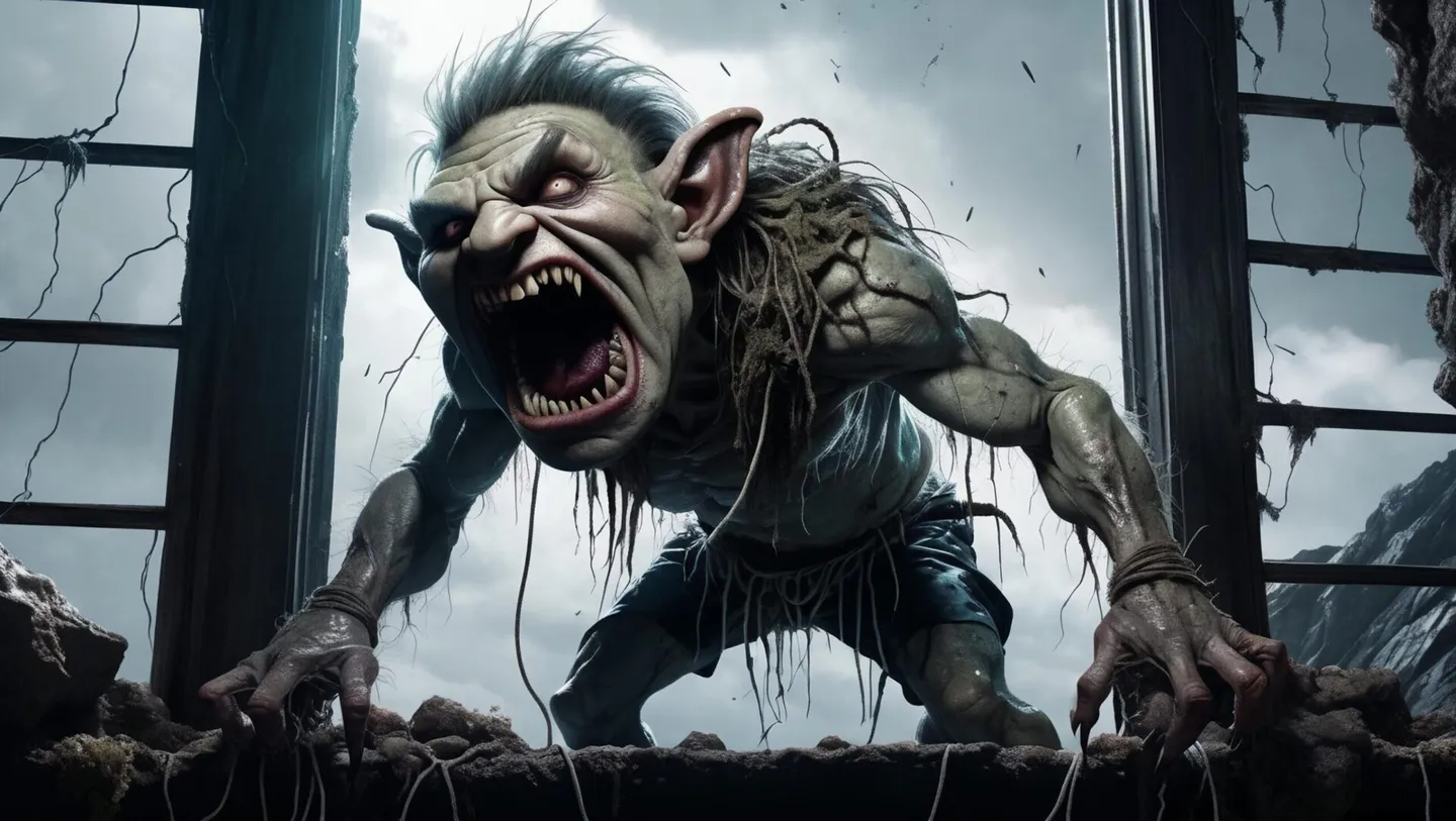 Monster Art: Troll in Maggot-Infested Suit - Stable Diffusion AI Image ...